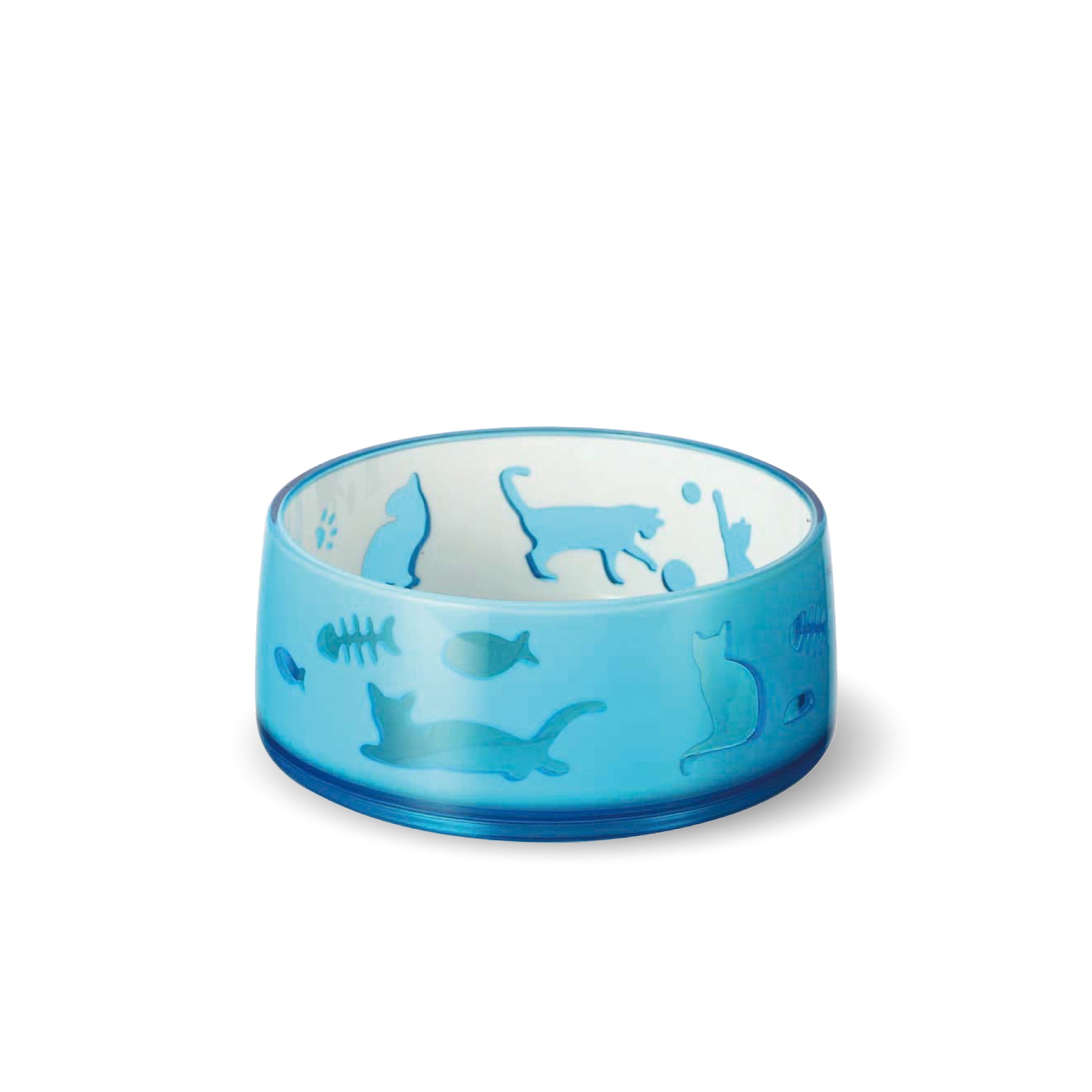 Felli Duo World Pet Bowl - Quirky Cat - Small (10oz)