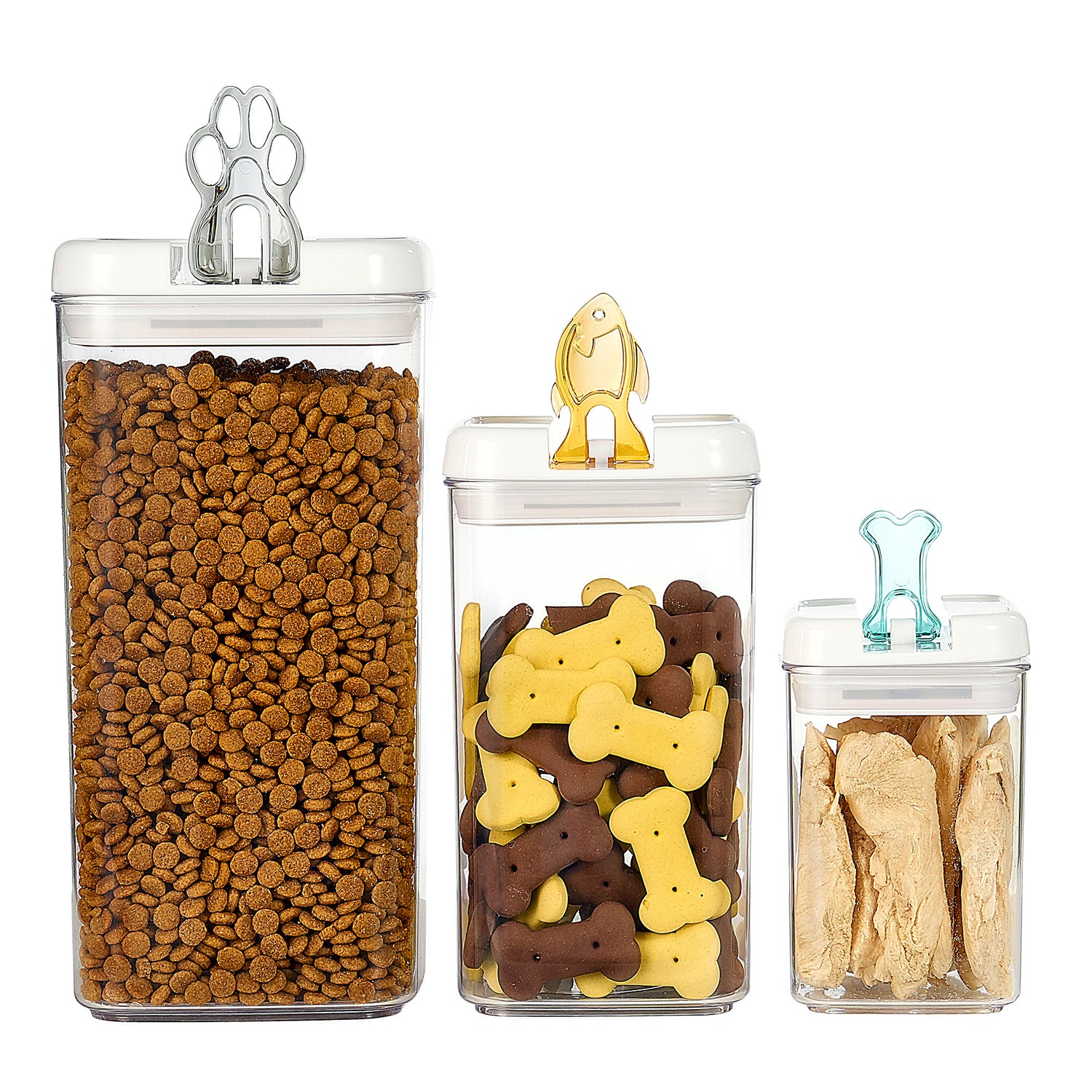 Felli Flip Tite Container - Airtight Food Canister for Kitchen Storage