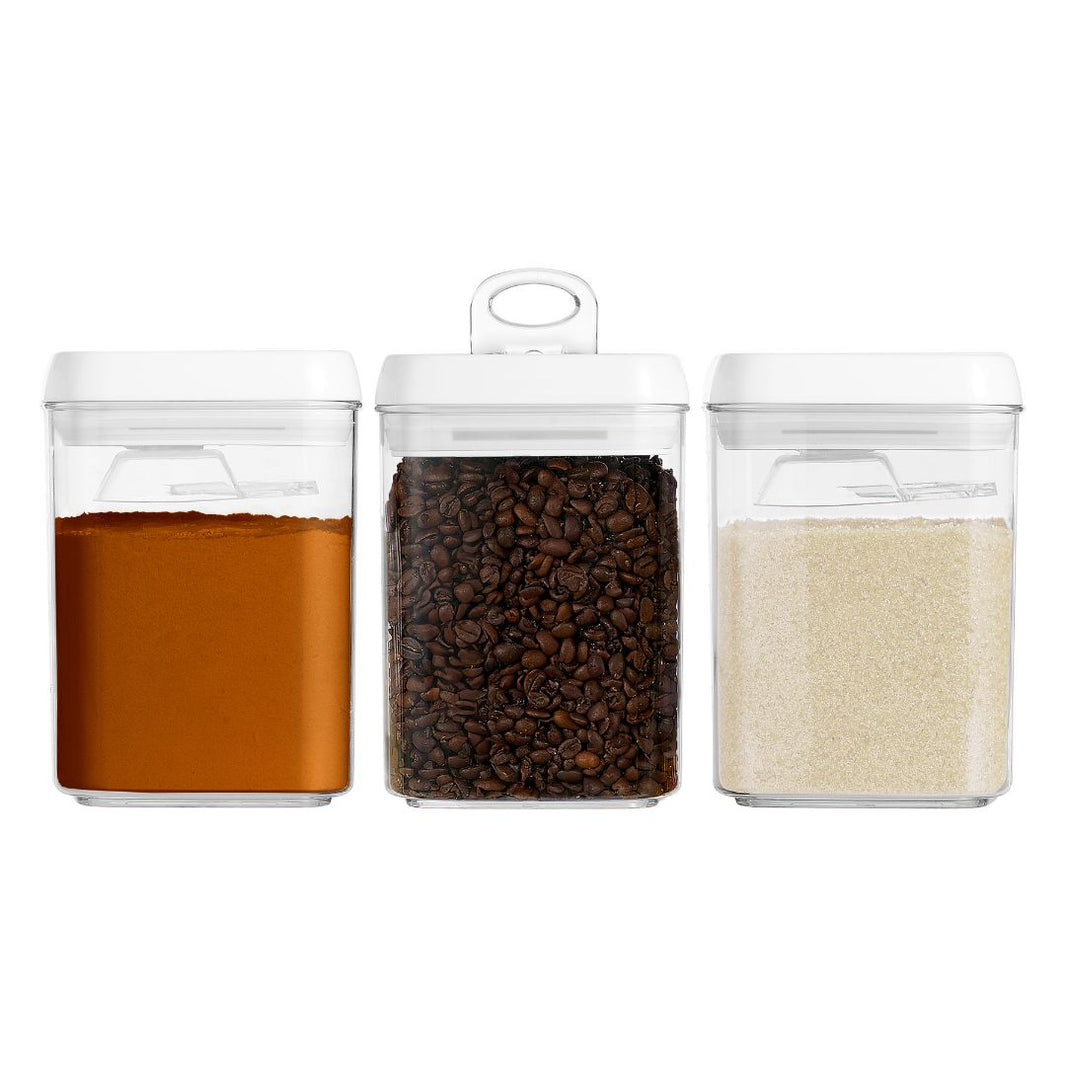 Felli Flip Tite Container - Airtight Food Canister for Kitchen Storage
