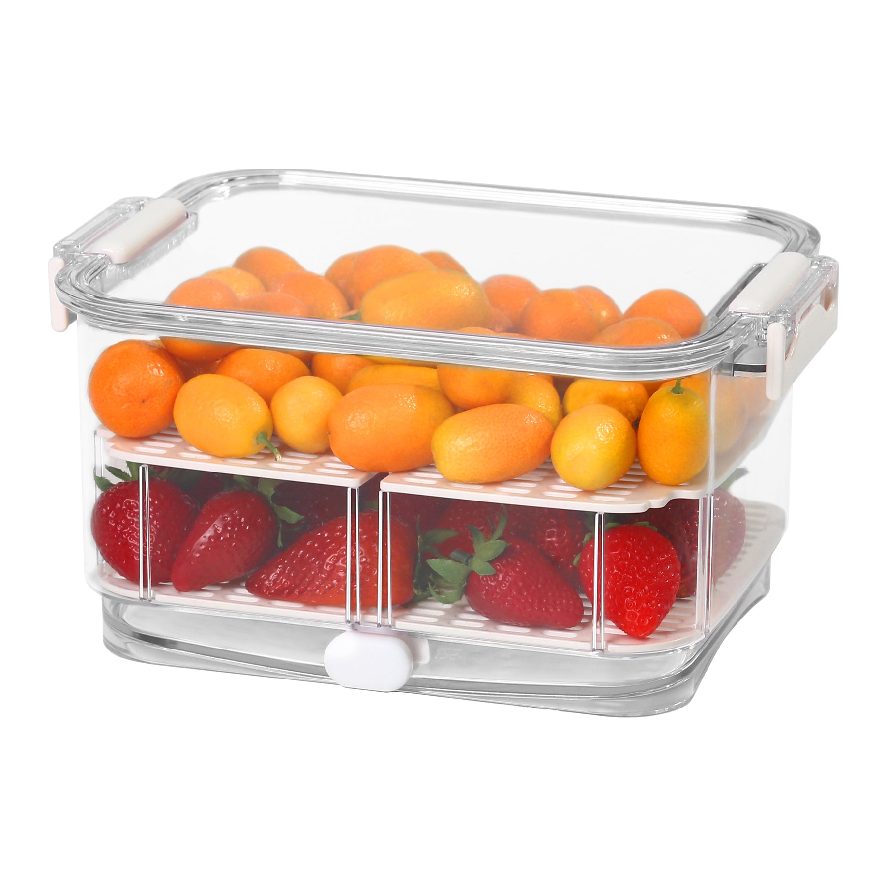 Felli Duo Fresh Longer Produce Saver for Fridge Storage Container Set