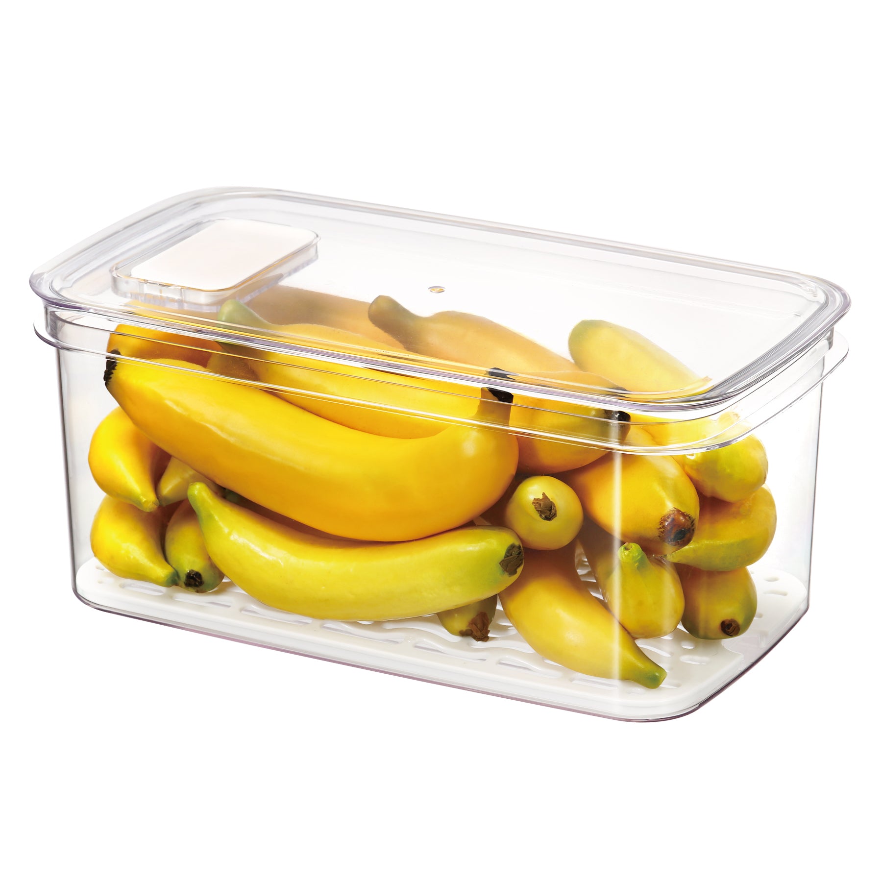 Felli Fresh Longer Veggie Keeper for Fridge Organizer - Large 5.8qt / 5.5L