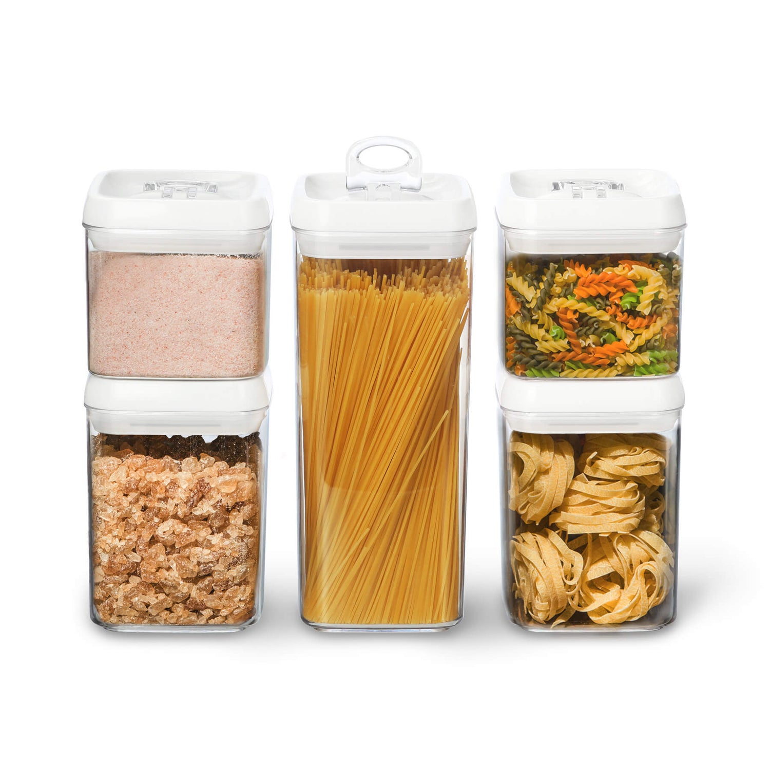 Felli Flip Tite Container - Airtight Food Canister for Kitchen Storage