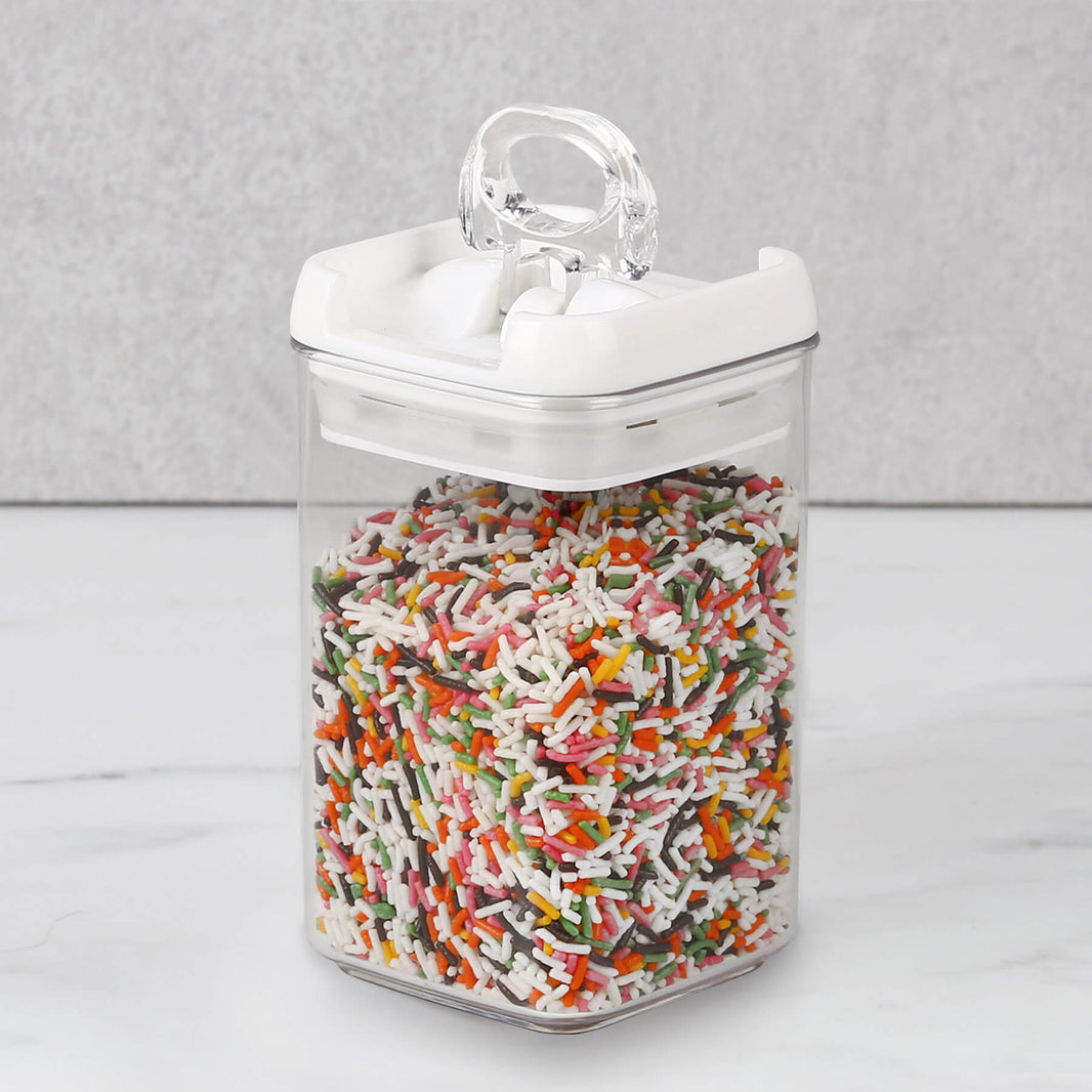 Felli Flip Tite Container - Airtight Food Canister for Kitchen Storage